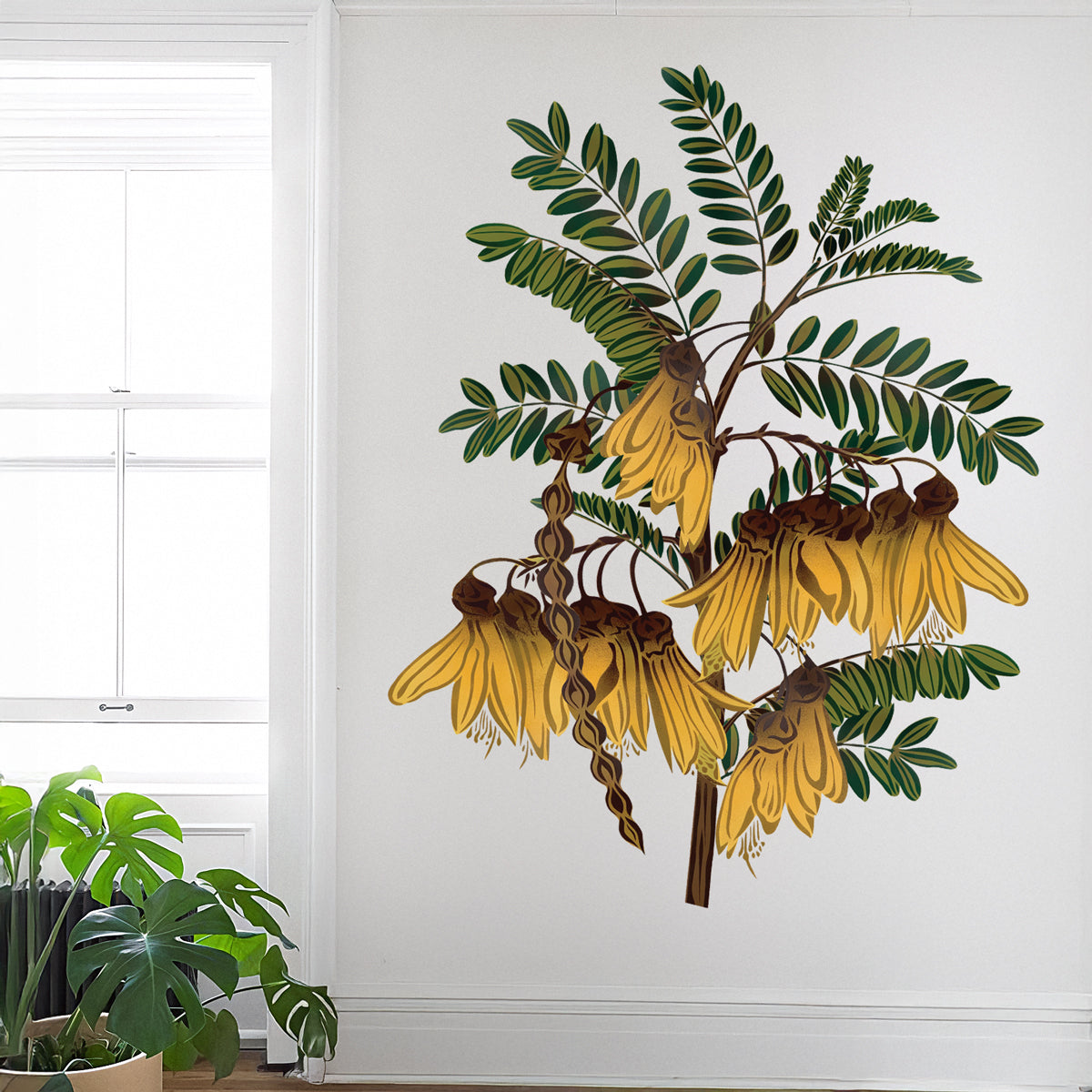 Kōwhai Wall Decal - Made in NZ – YDS STUDIO