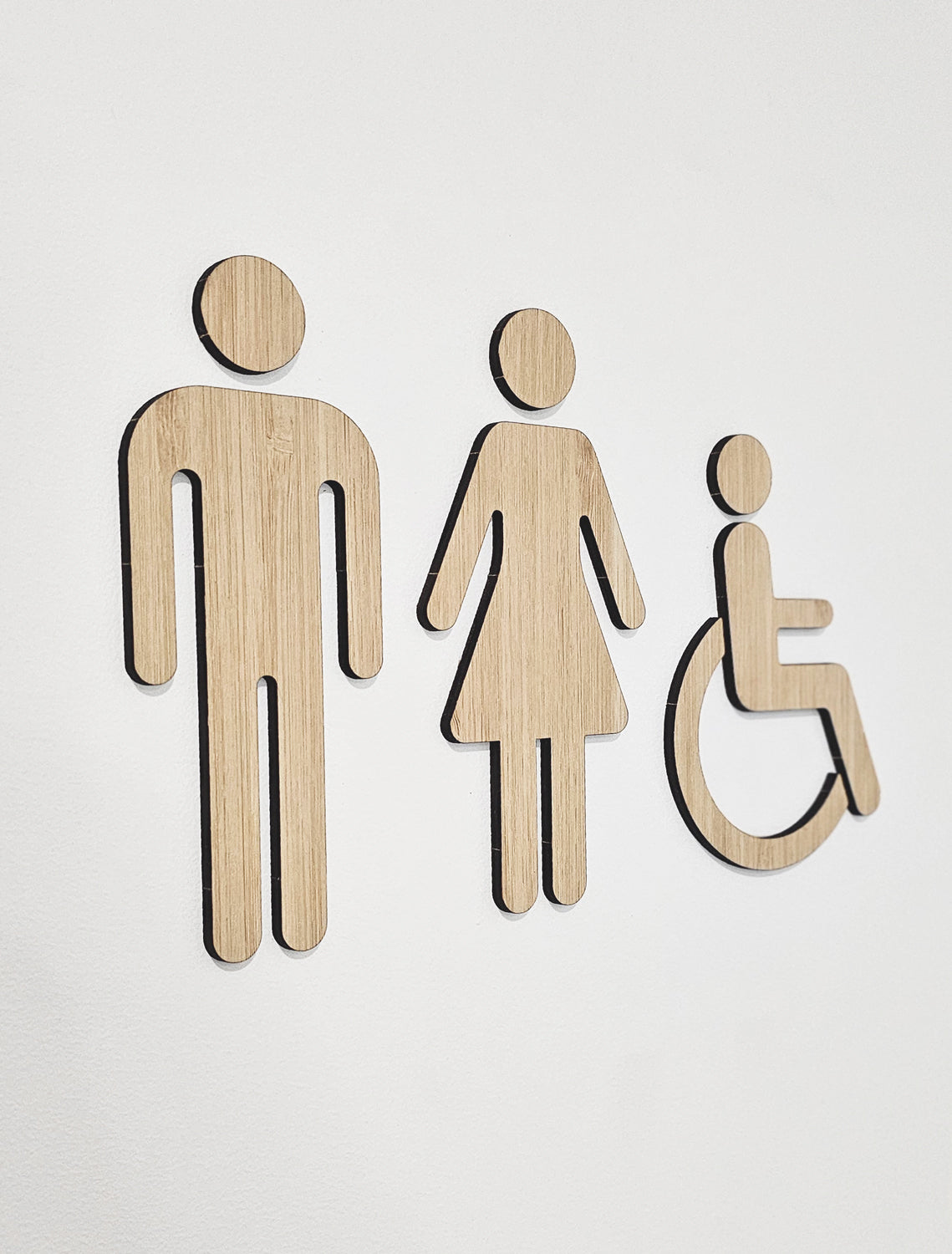 Sustainable Restroom Signage - NZ made – YDS STUDIO