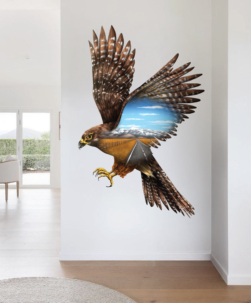 Falcon Birds Eye View wall decal | Sophie Blokker x YDS Studio