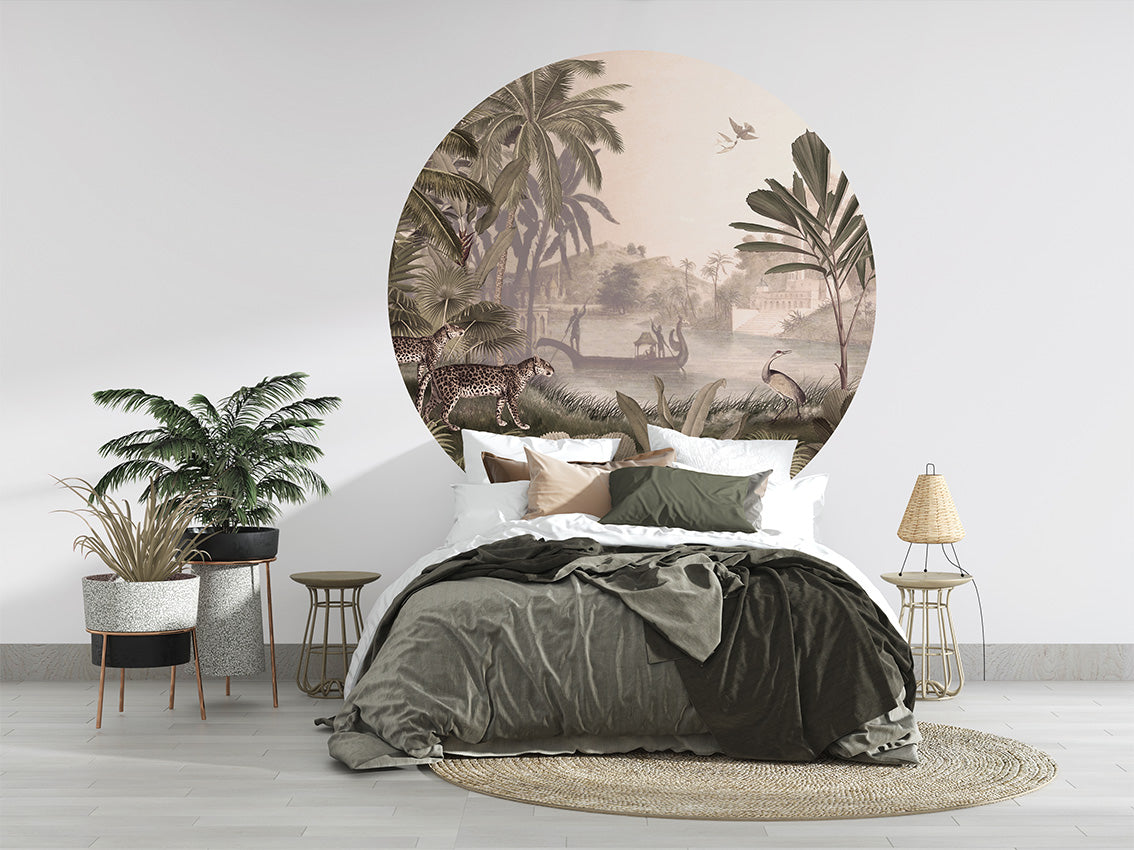 Leopard Landscape - Sepia Dot – YDS STUDIO