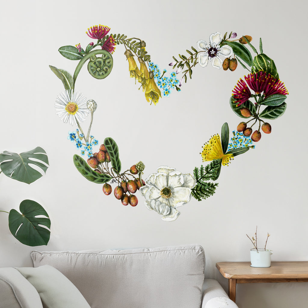 New Zealand With Love Wall Decal – Lesh Creates x YDS Studio