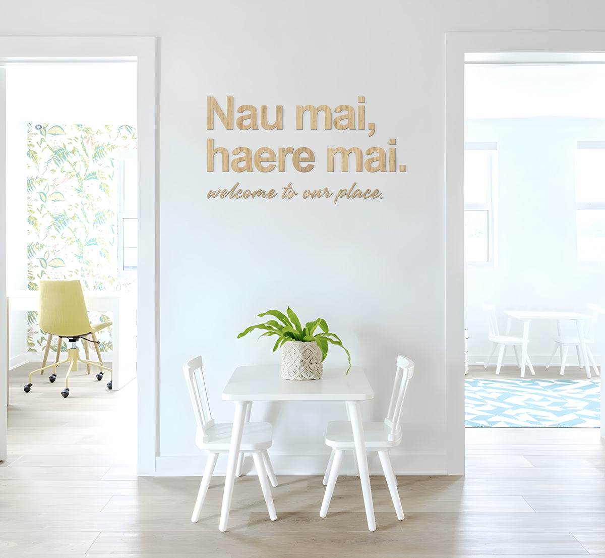 Nau Mai, Haere Mai - Bamboo wall art – YDS STUDIO