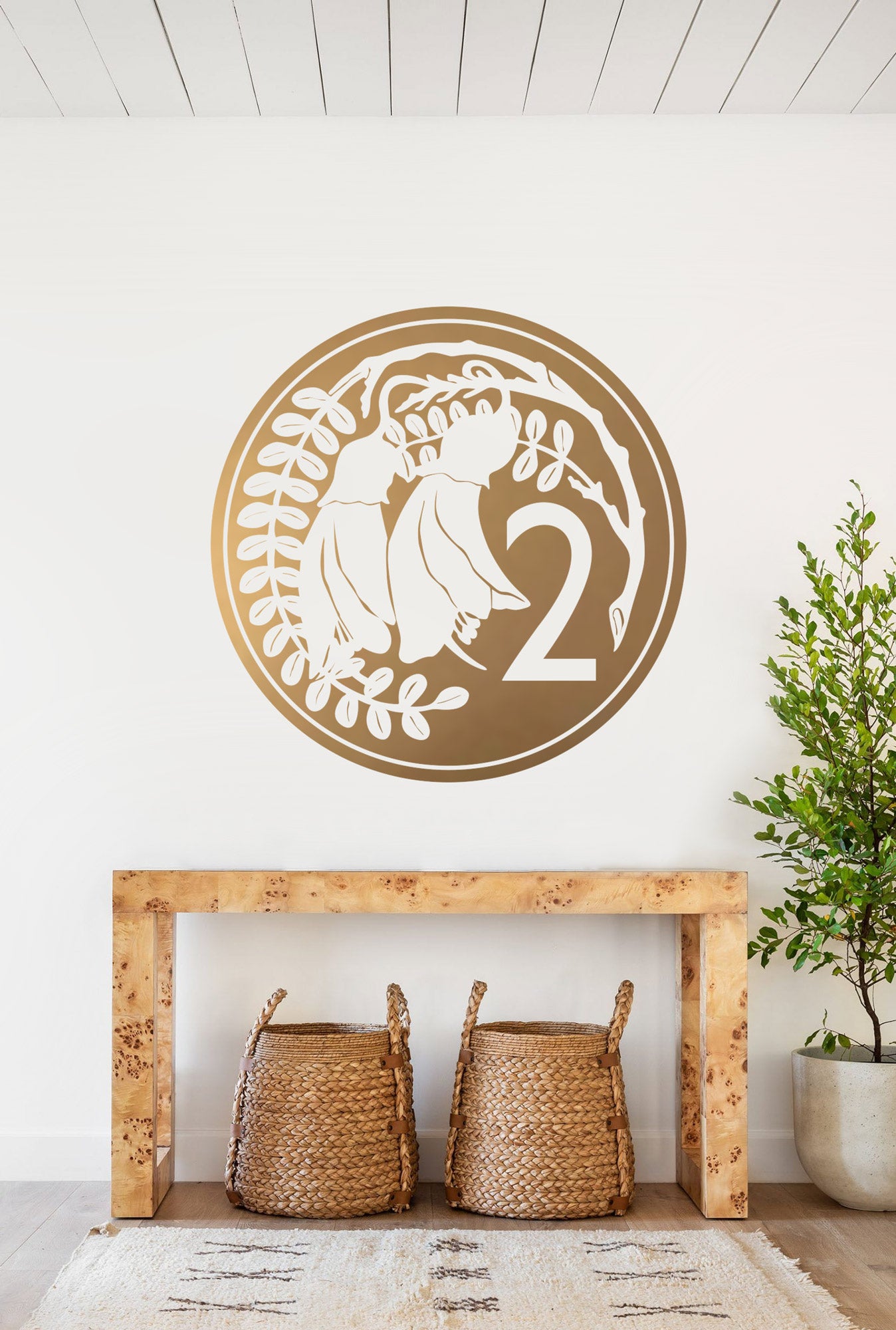 2 Cent Coin Wall Decal – Your Decal Shop