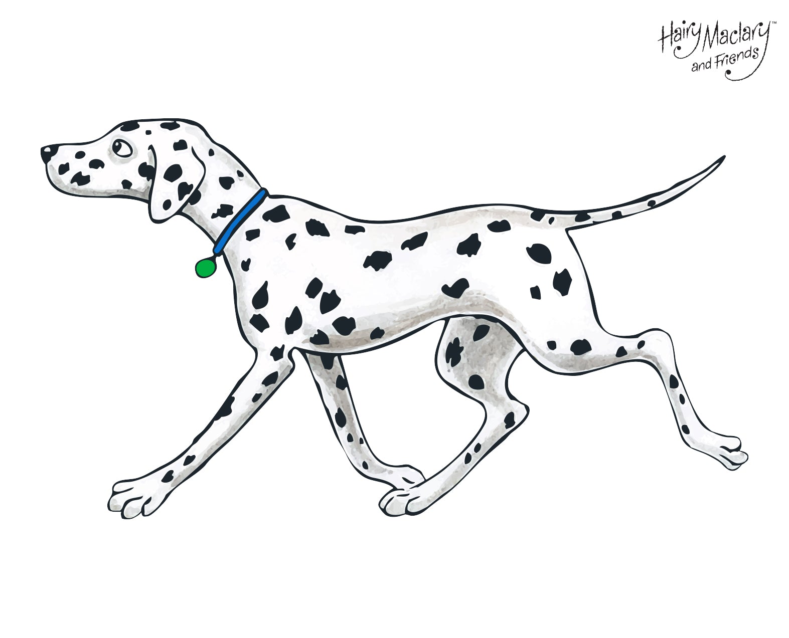 Hairy Maclary "Bitzer Maloney" wall decal – YDS STUDIO