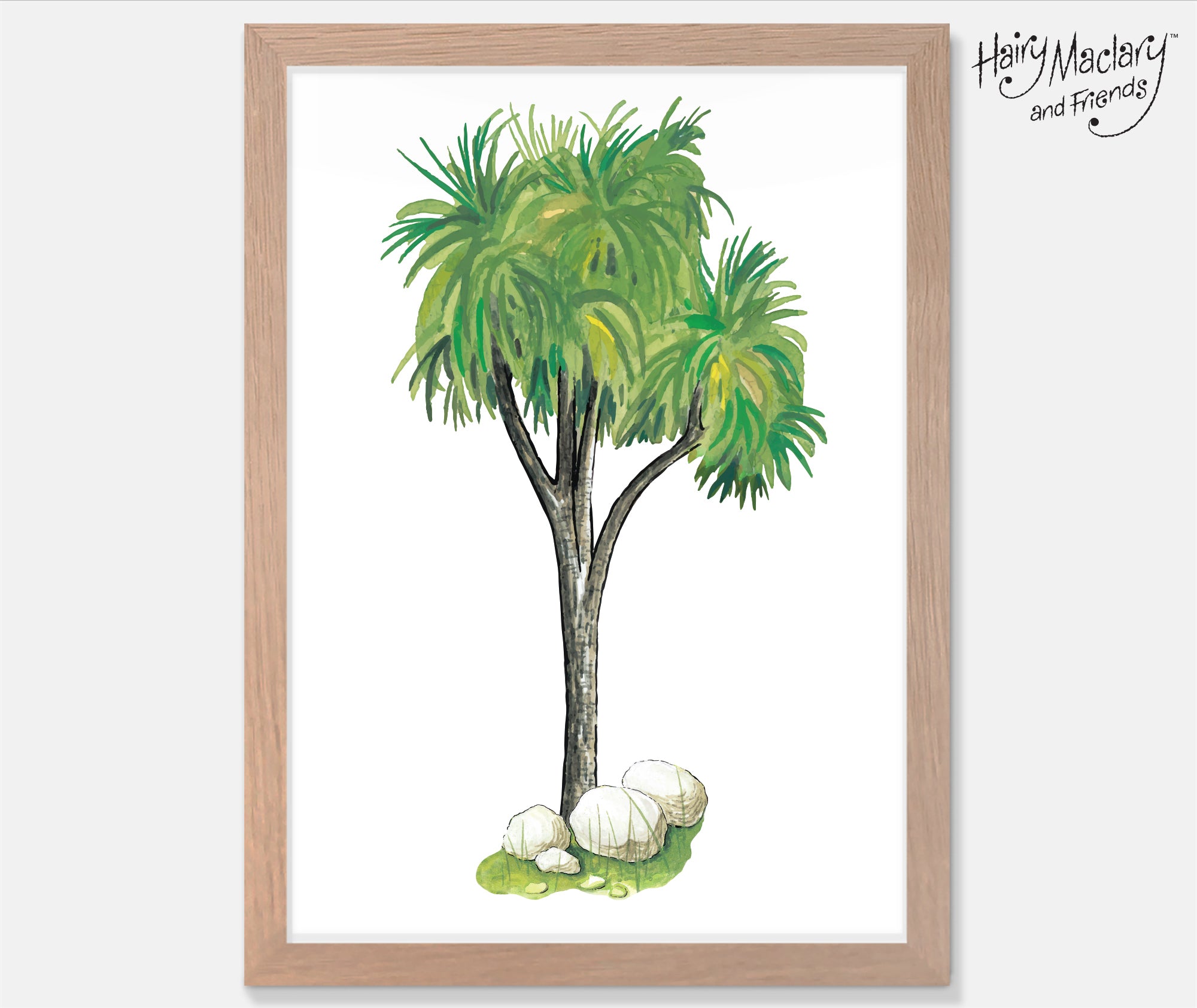 Hairy Maclary Cabbage Tree Art Print – YDS STUDIO