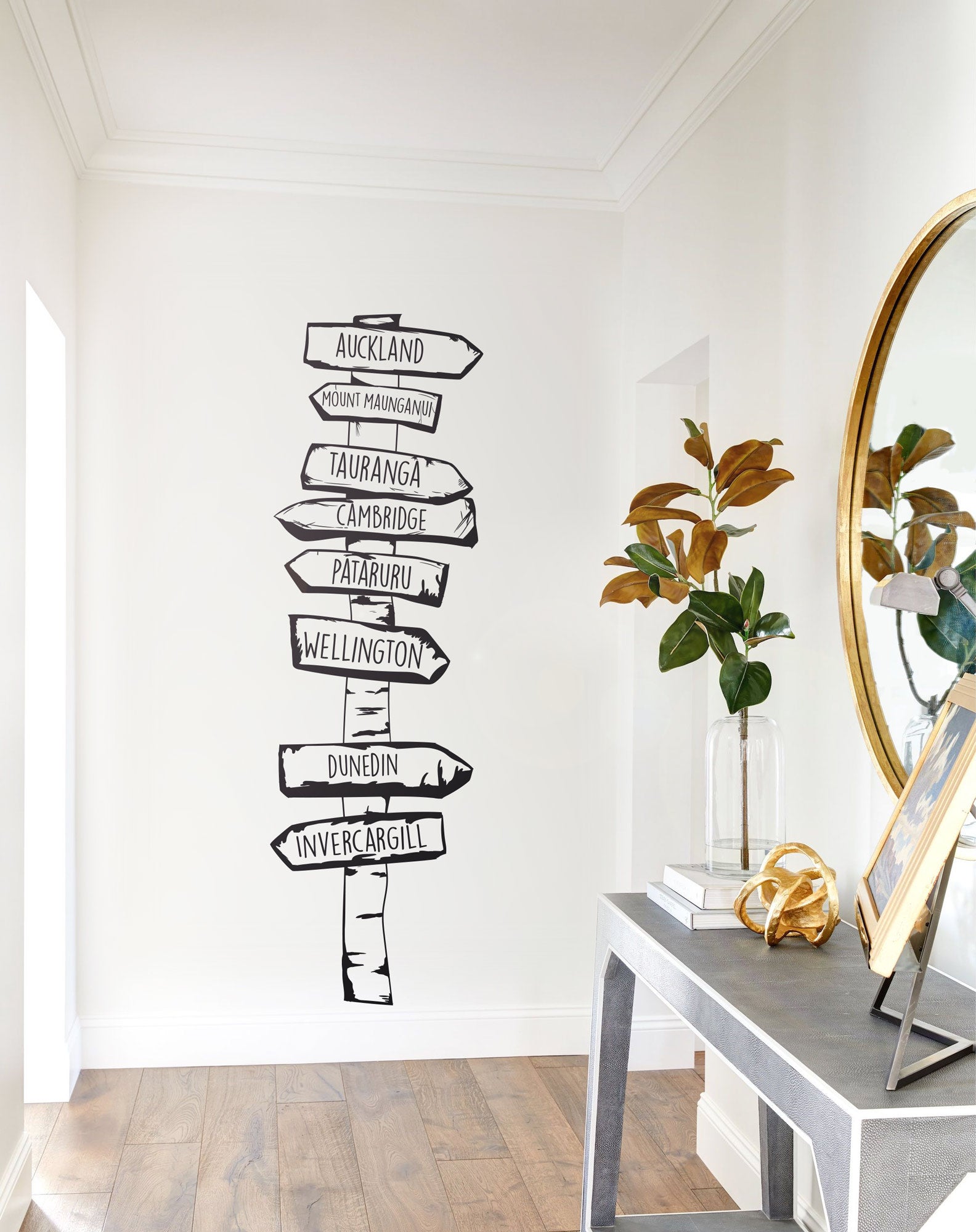 NZ Custom Destinations Wall Decal – YDS STUDIO