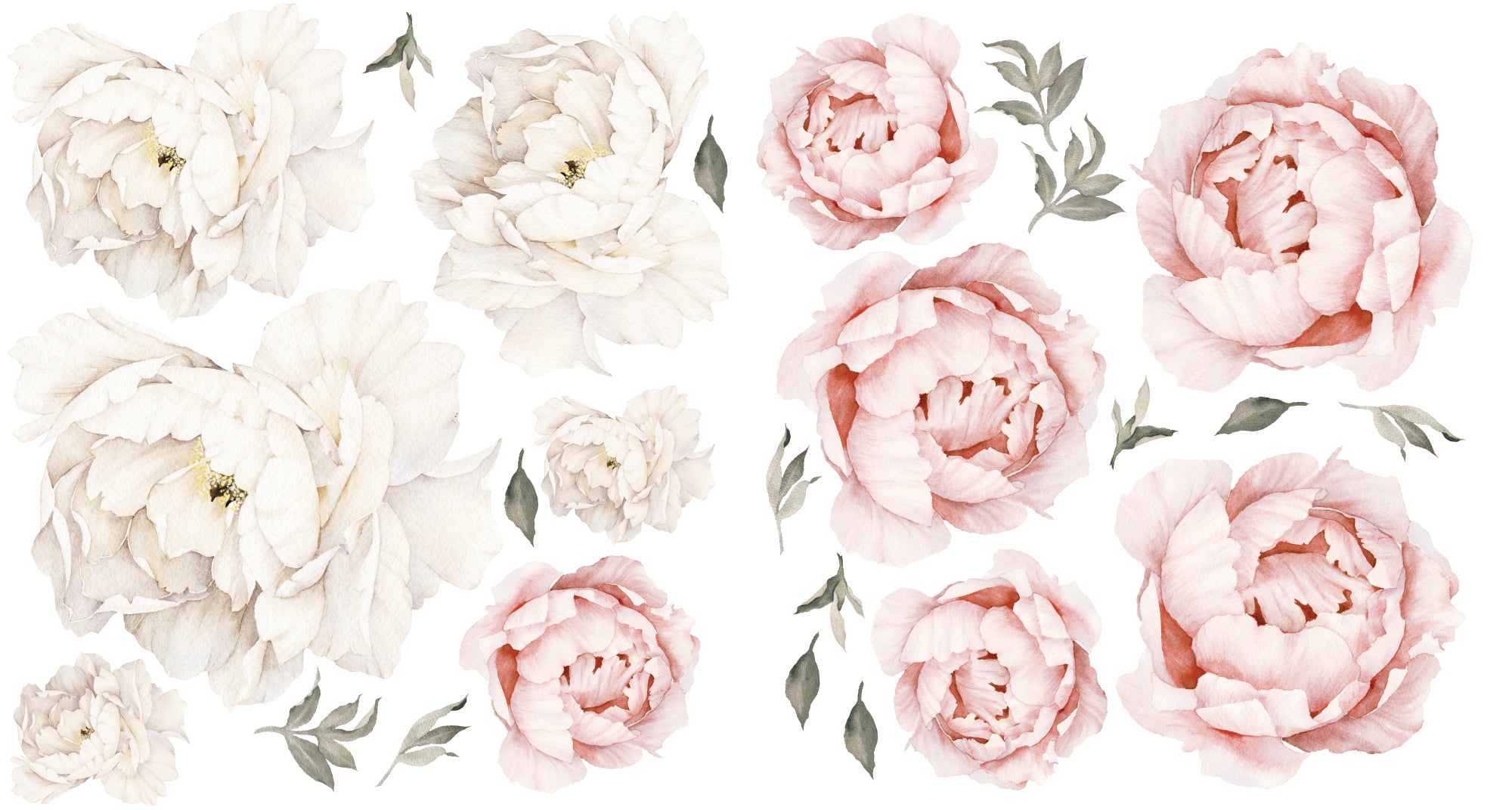 Peonies Wall Decal – YDS STUDIO