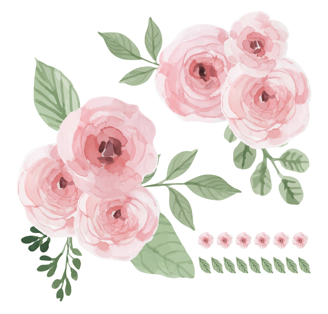 Mellow Roses Wall Decal – YDS STUDIO