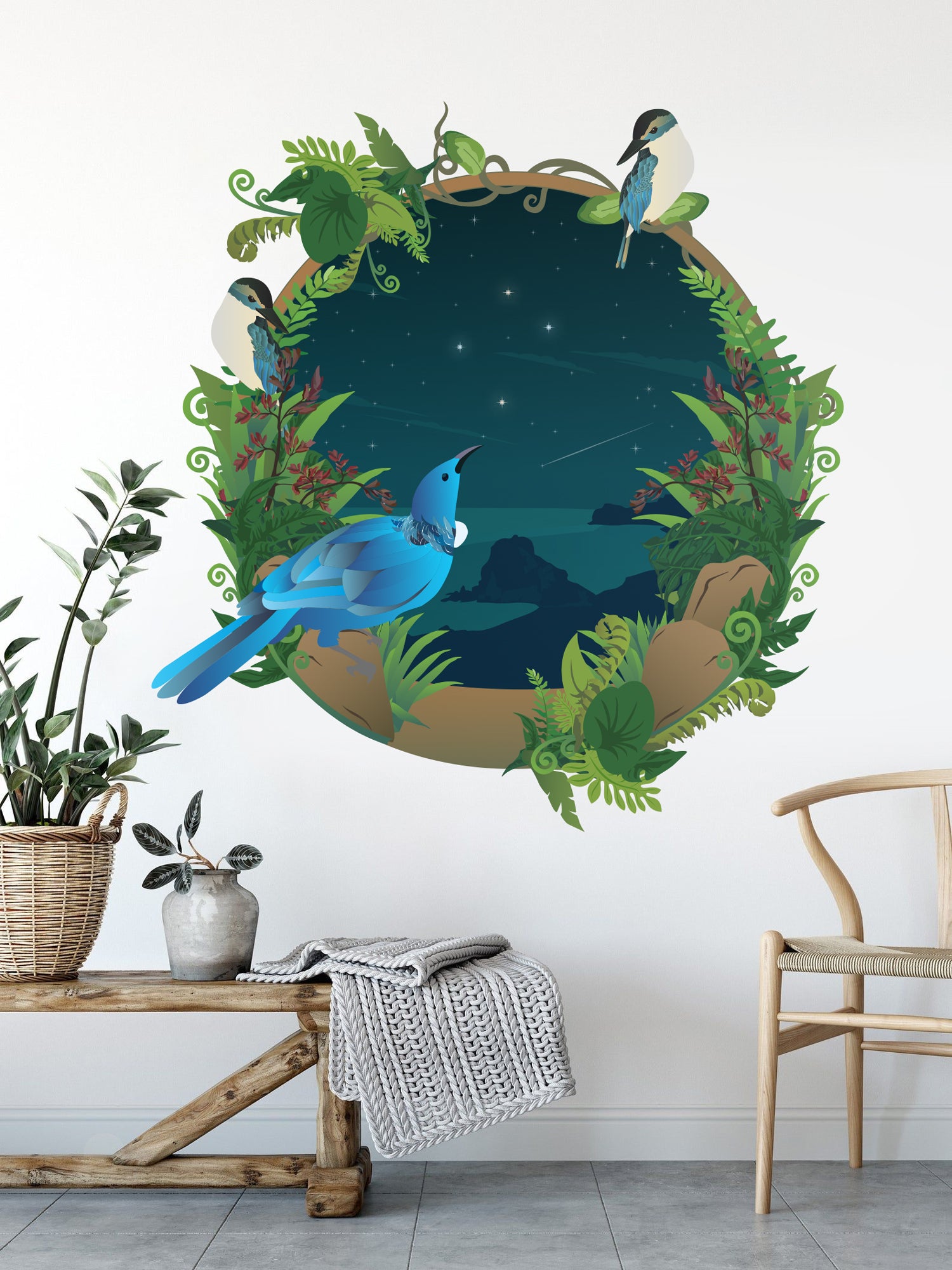 Tui & Kingfisher Piha Night Sky Wall Decal – YDS STUDIO
