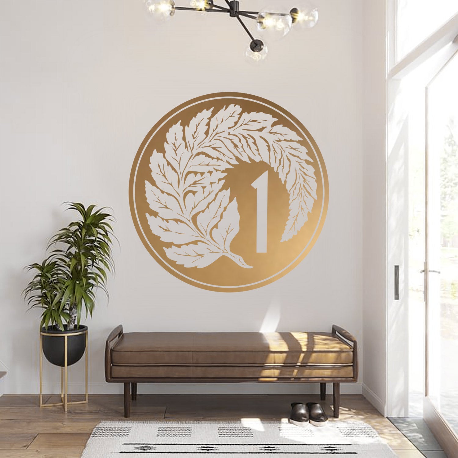 1 Cent Coin Wall Decal – YDS STUDIO