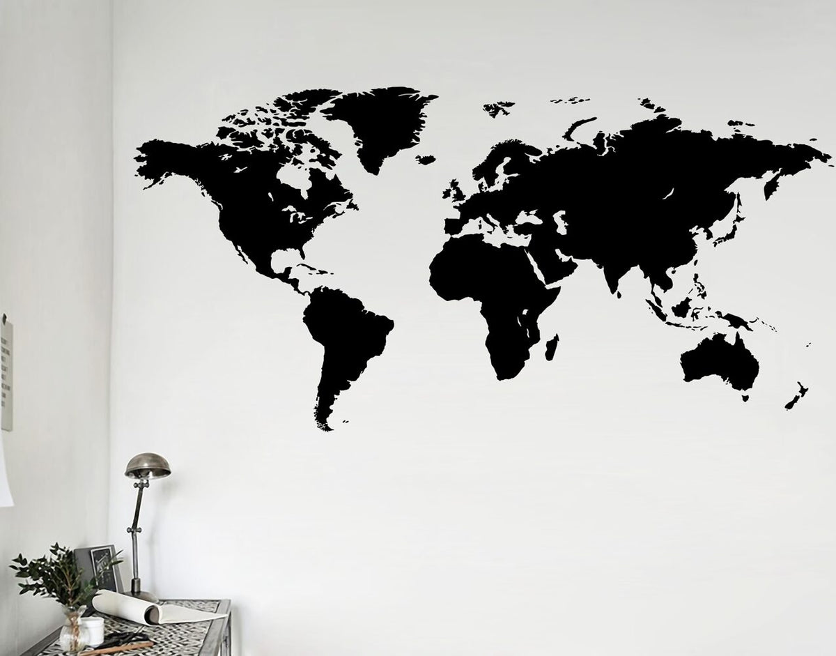 World Map Wall Decal – YDS STUDIO