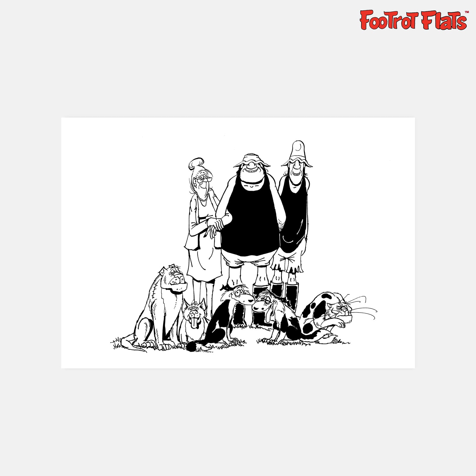 Footrot Flats "Dog" Art Print – YDS STUDIO