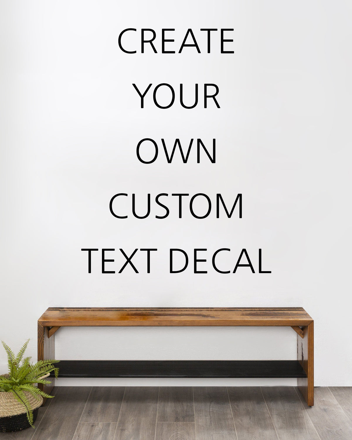 Custom Text Wall Decal – YDS STUDIO