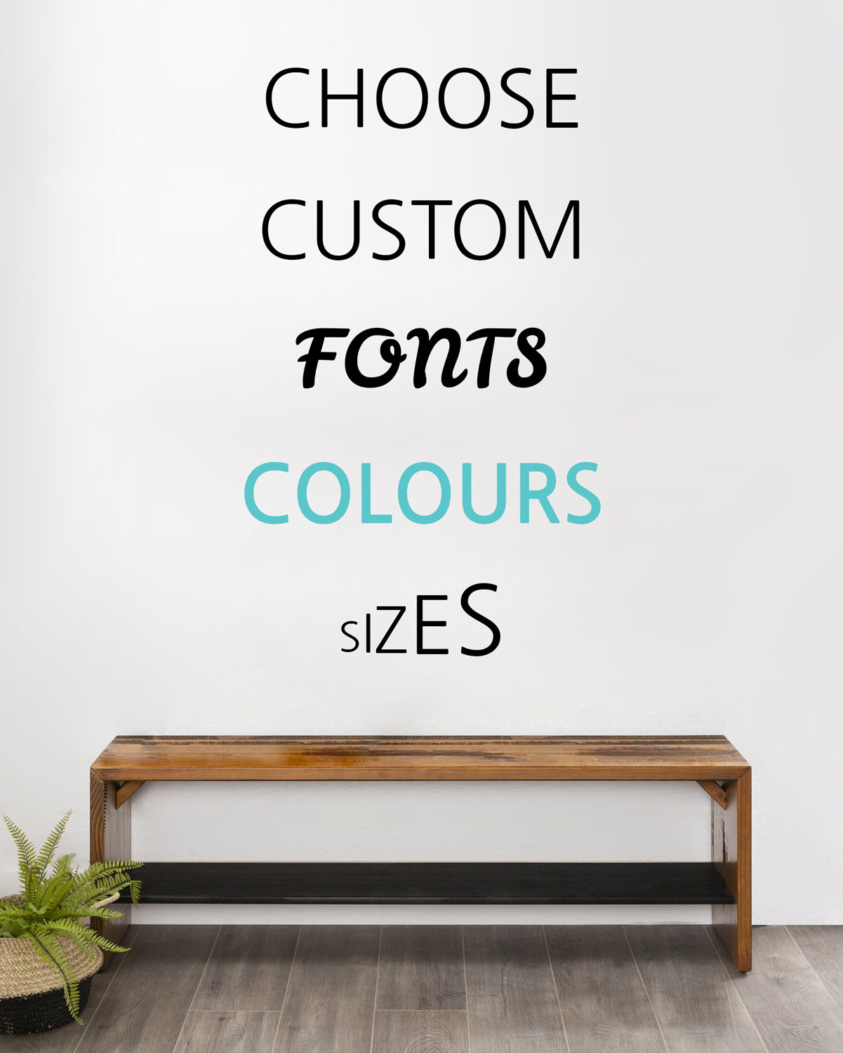 Custom Text Wall Decals Custom Wall Decal | Reusable Vinyl Stickers