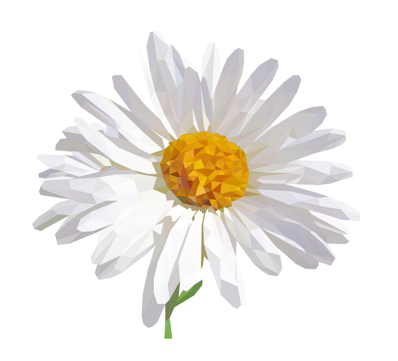 Geometric Daisy Wall Decal – YDS STUDIO