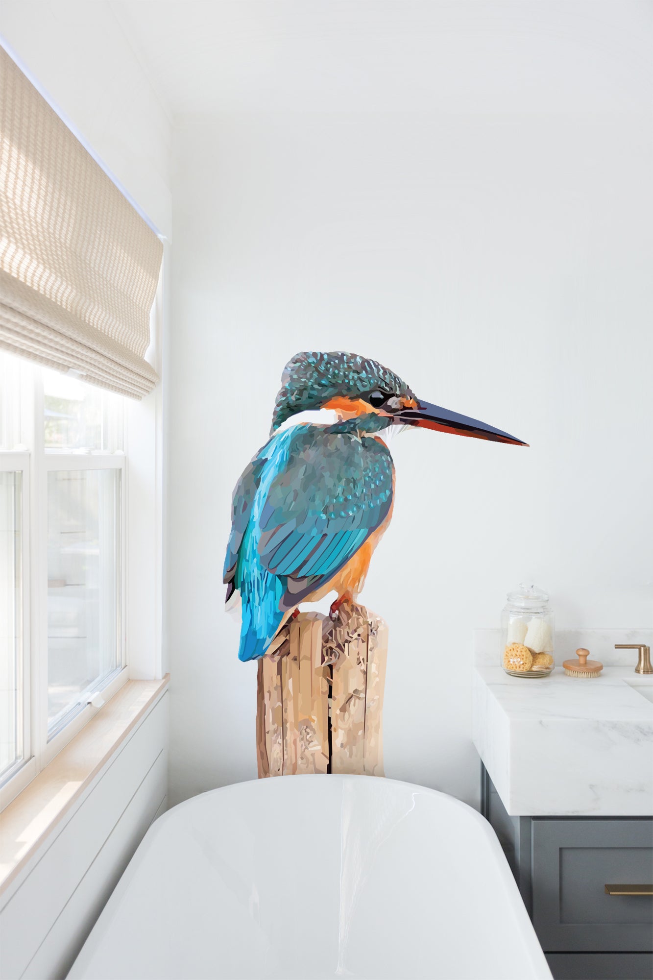 Kingfisher Wall Decal – YDS STUDIO