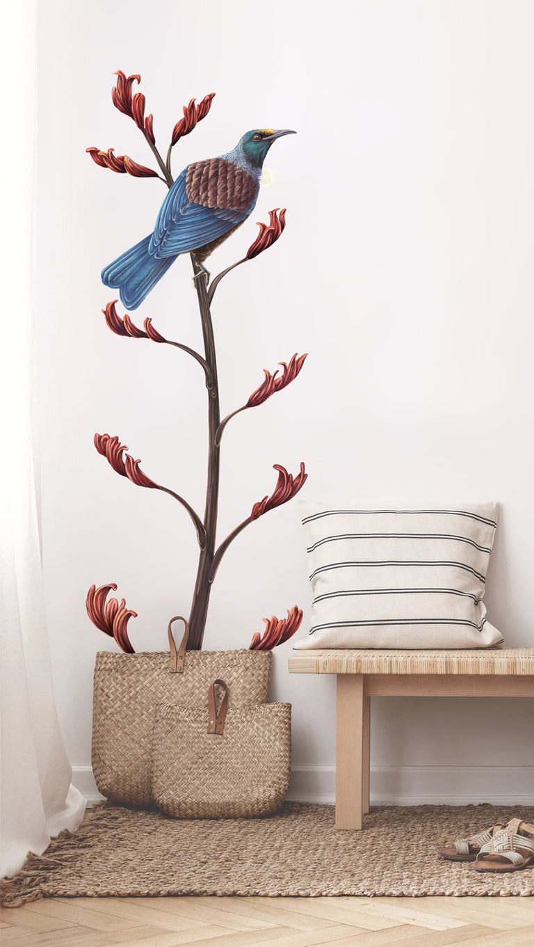 Native NZ Tui Wall Decal – YDS STUDIO